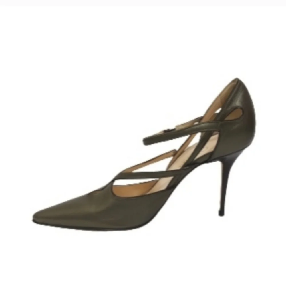 Cole Haan | Shoes | Cole Haan Womens Patrice Cross Pump Moss Metallic ...